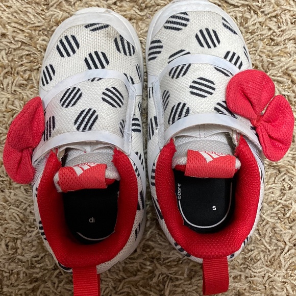 adidas | Shoes | Adidas X Disney Minnie Mouse Tennis Shoes Guc Size 9 ...